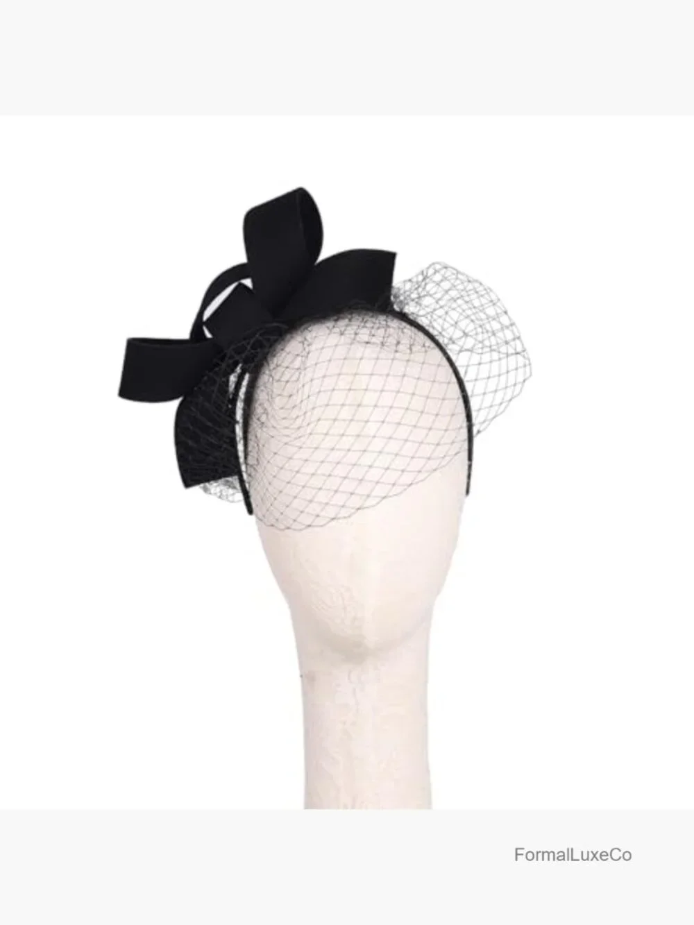 Accessories | Vintage Bowknot Mesh Veil Headband 192s Cocktail ...